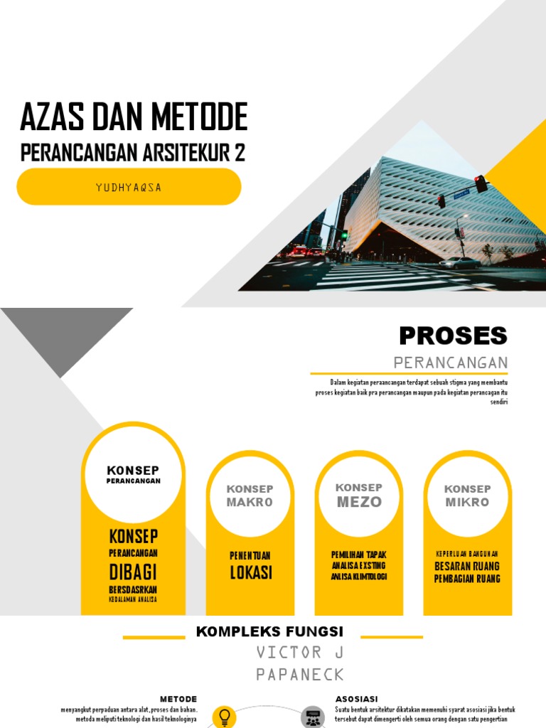 Azas Dan Metode Perancangan Arsitektur | PDF