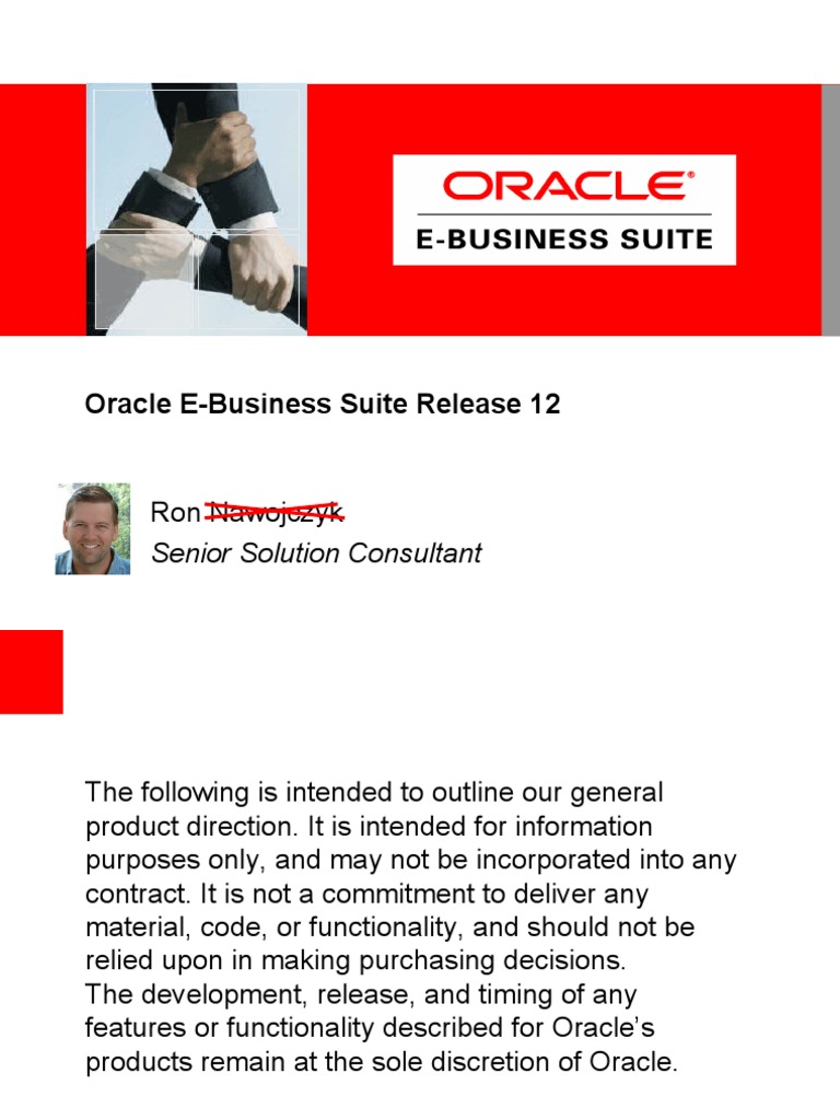 Oracle E-Business Suite Release 12: Ron Nawojczyk | PDF | Inventory ...