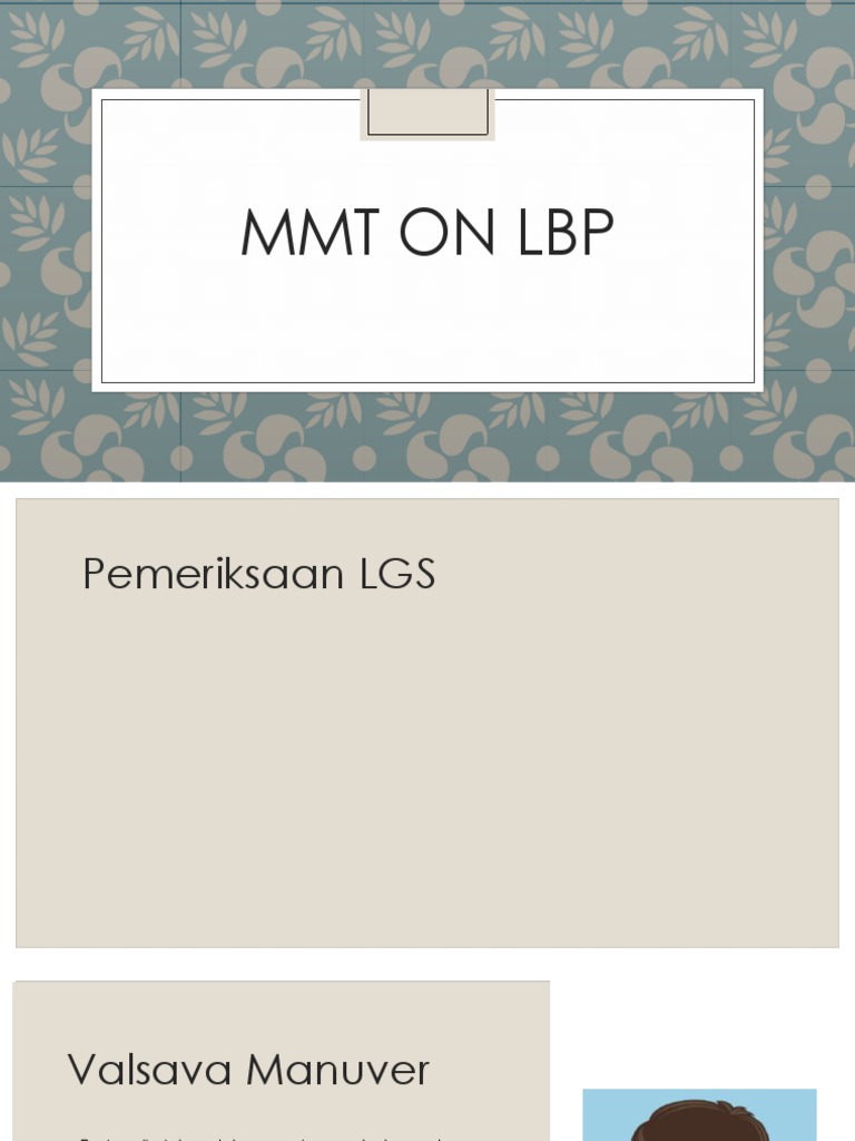 Muscle Test Pada LBP | PDF