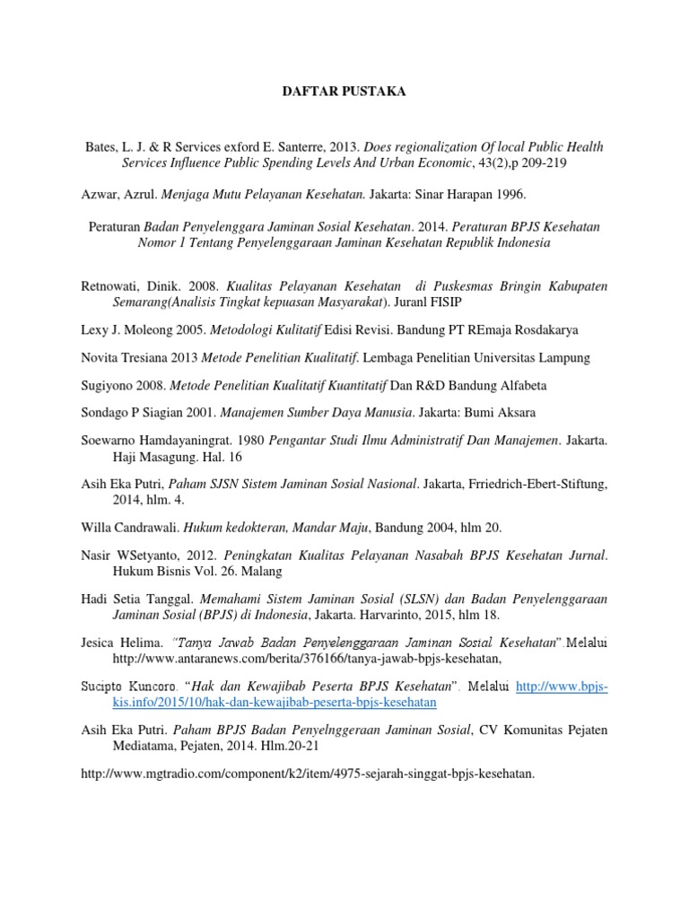 Daftar Pustaka | PDF