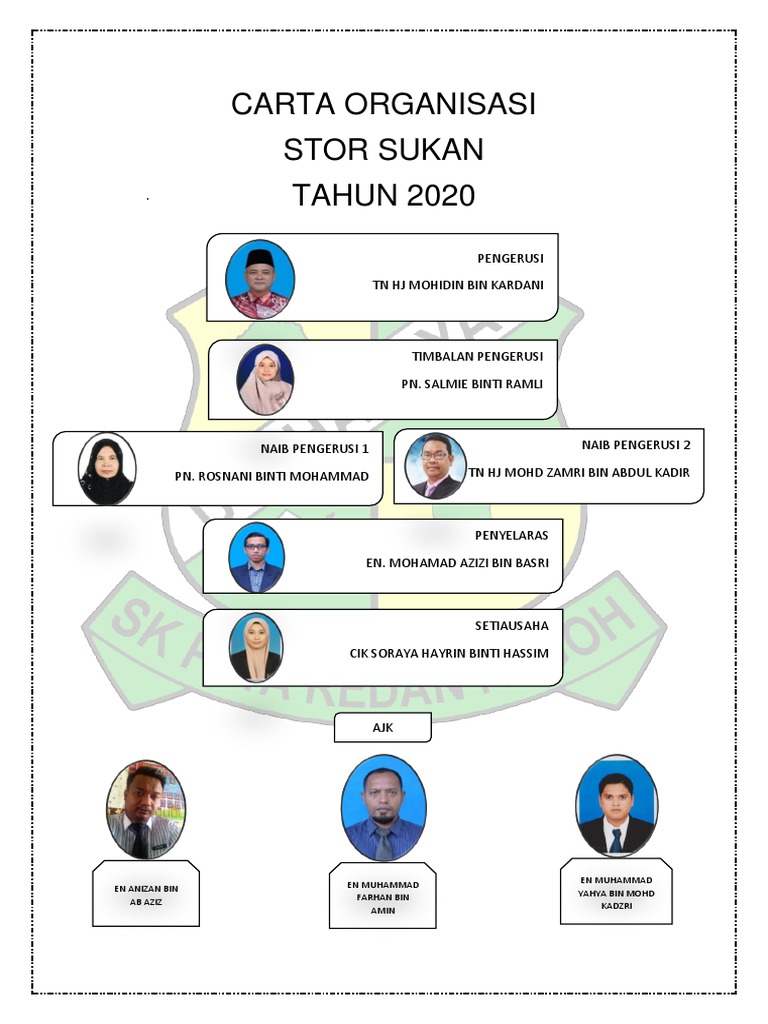 Carta Organisasi Stor Sukan | PDF