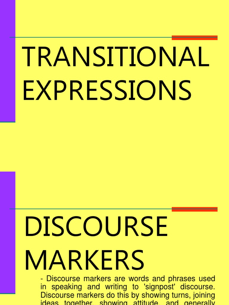 0transitional Expressions | PDF