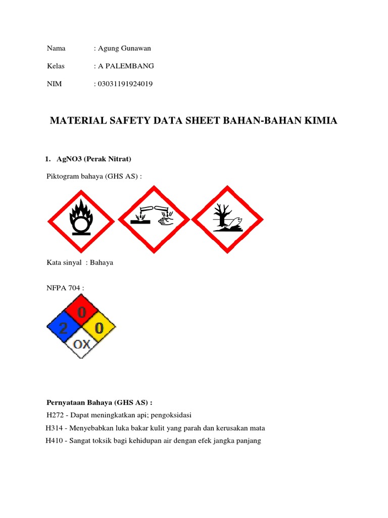 MSDS Kation Anion | PDF