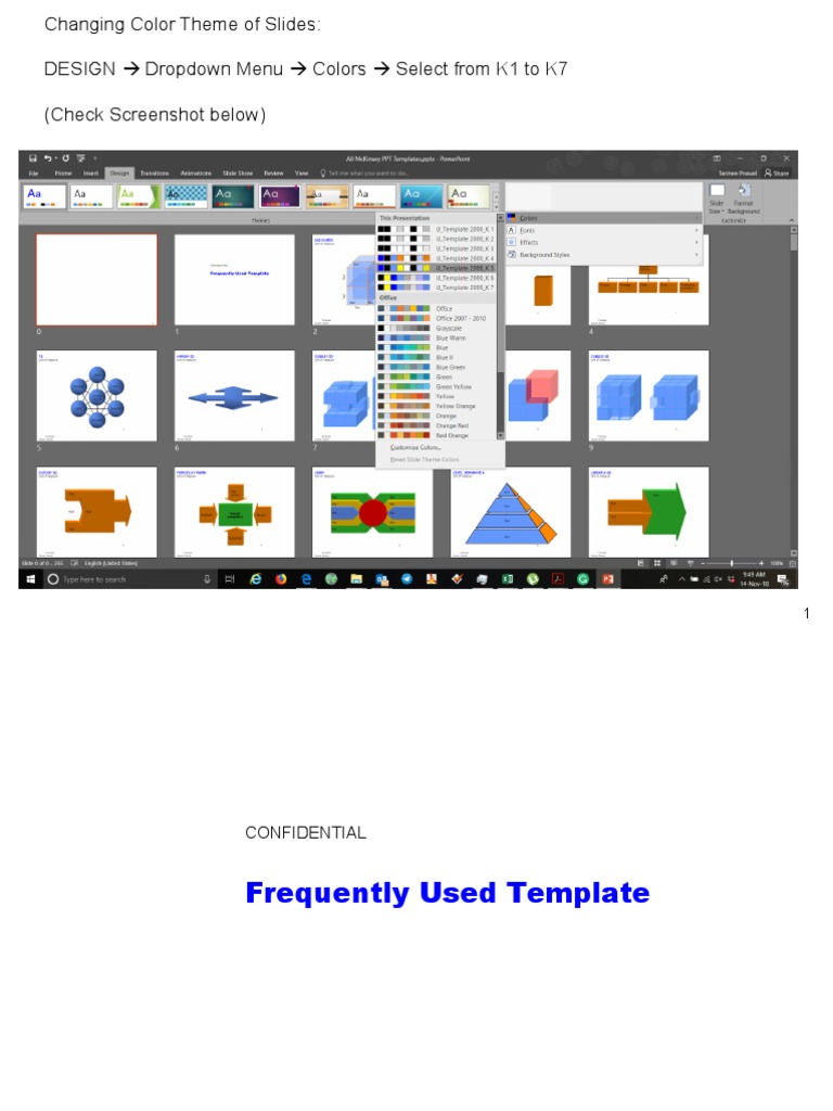 McKinsey Color Palette Guide | PDF