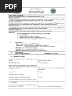 Lesson Plan (SENSORY IMAGES) | PDF | Senses | Perception