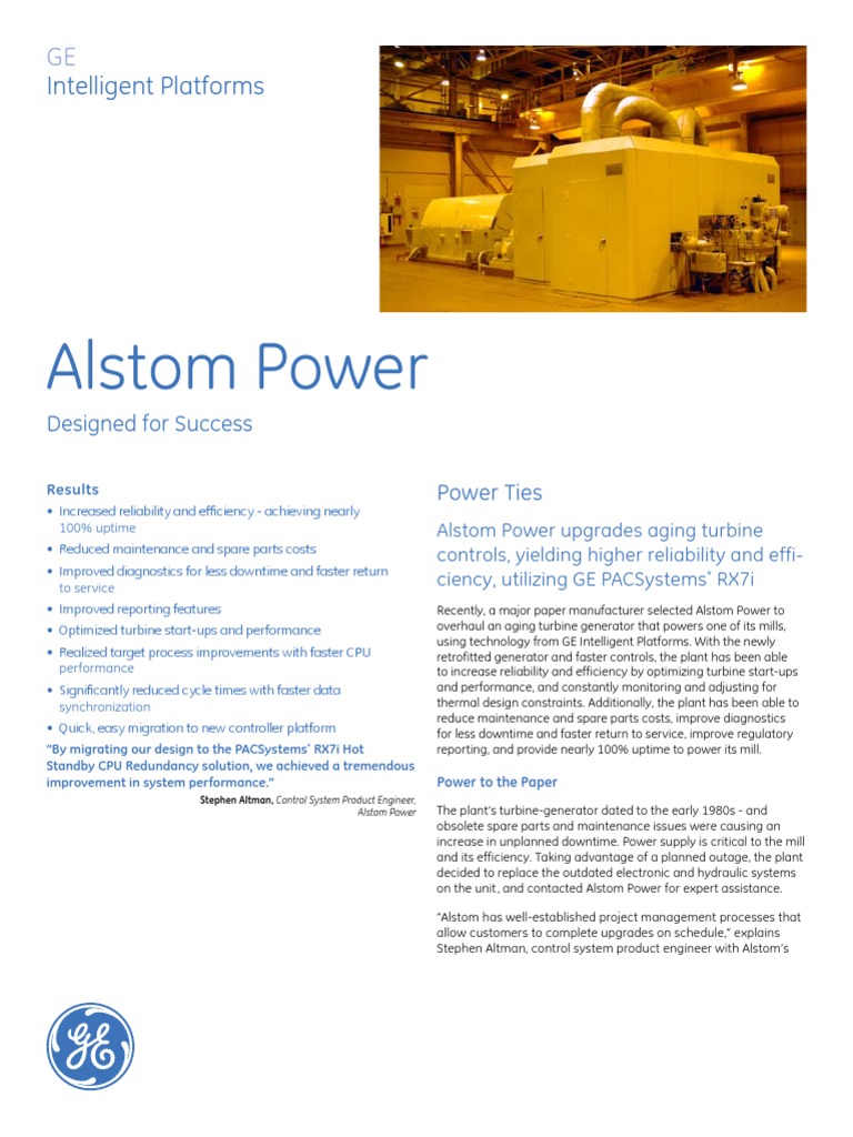 Alstom Power Ss Gft579a | PDF | Programmable Logic Controller | Reliability Engineering