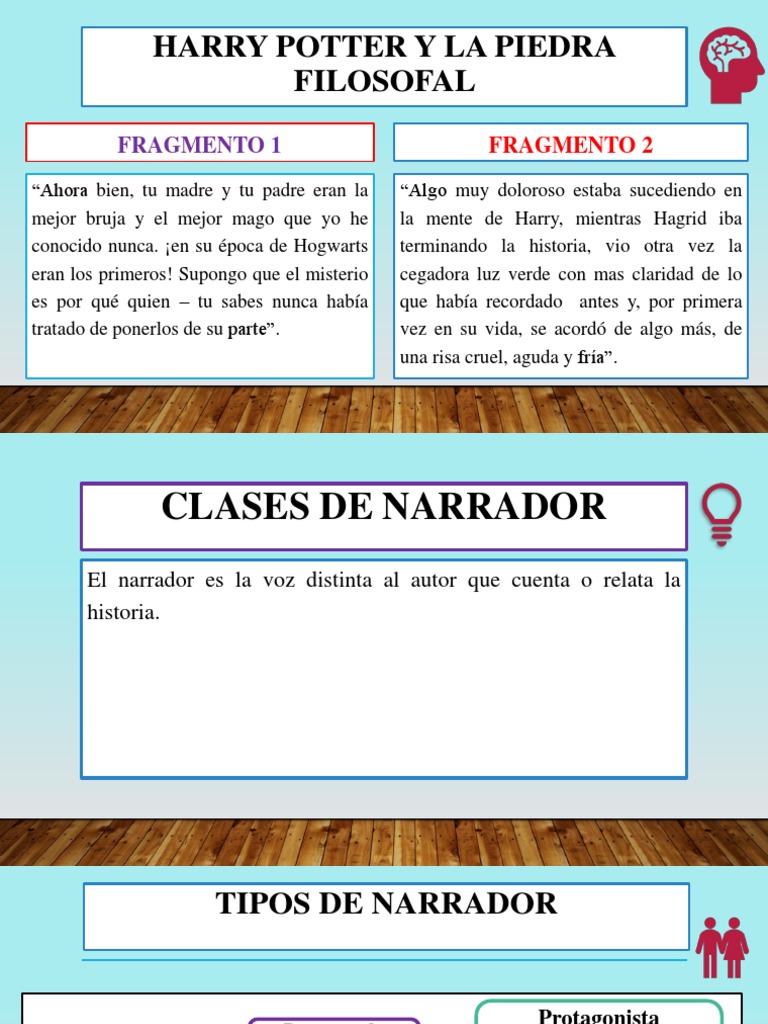 Narrador en Harry Potter y la Piedra Filosofal | PDF