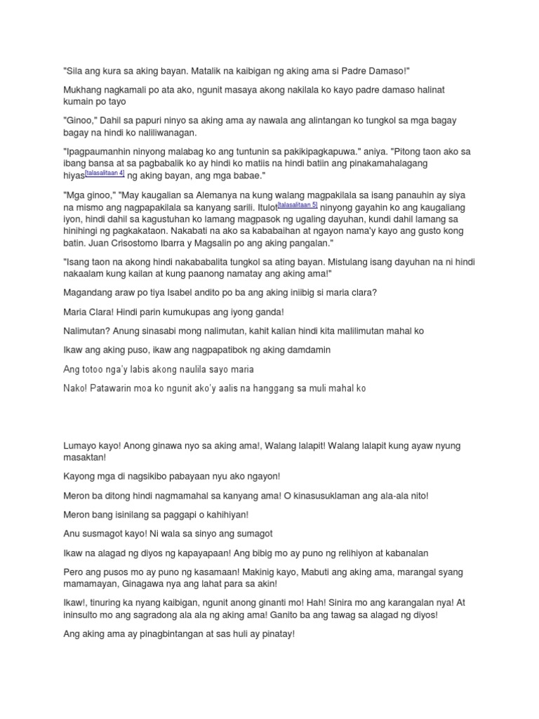 Sila Ang Kura Sa Aking Bayan | PDF