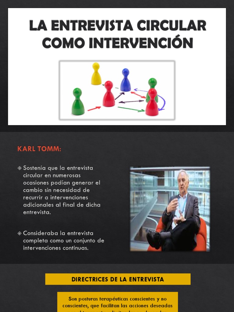Entrevista Circular en Terapia Familiar | PDF