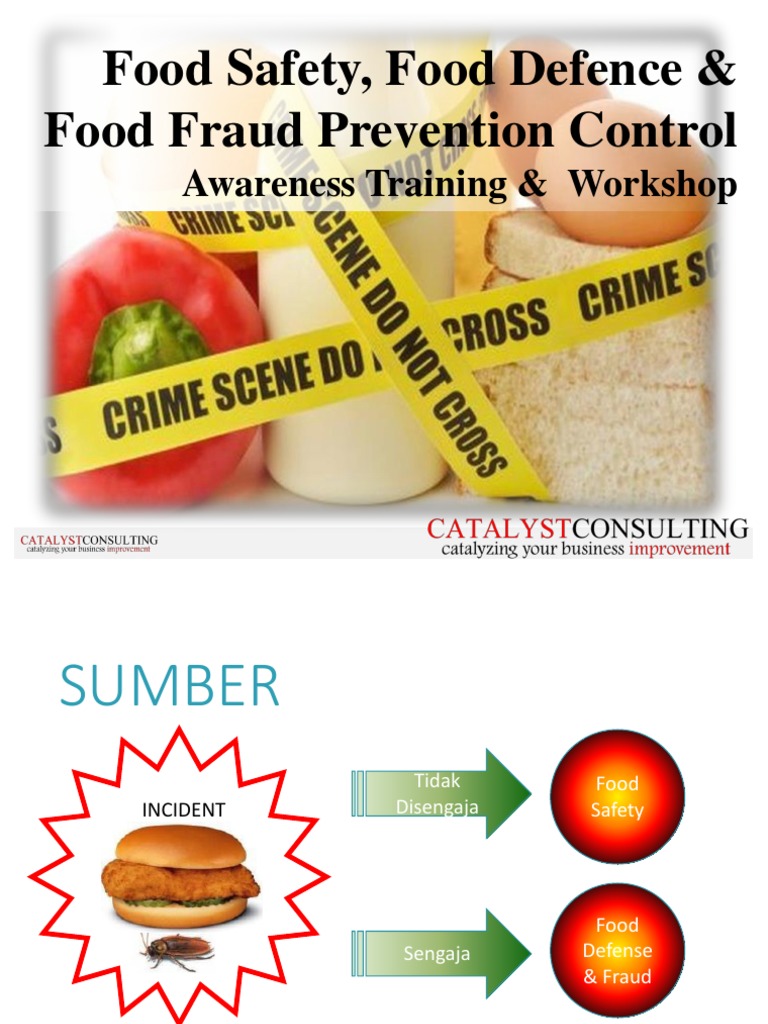 Food Defence, Food Fraud Prevention Control - 2018 (Sharing) | PDF