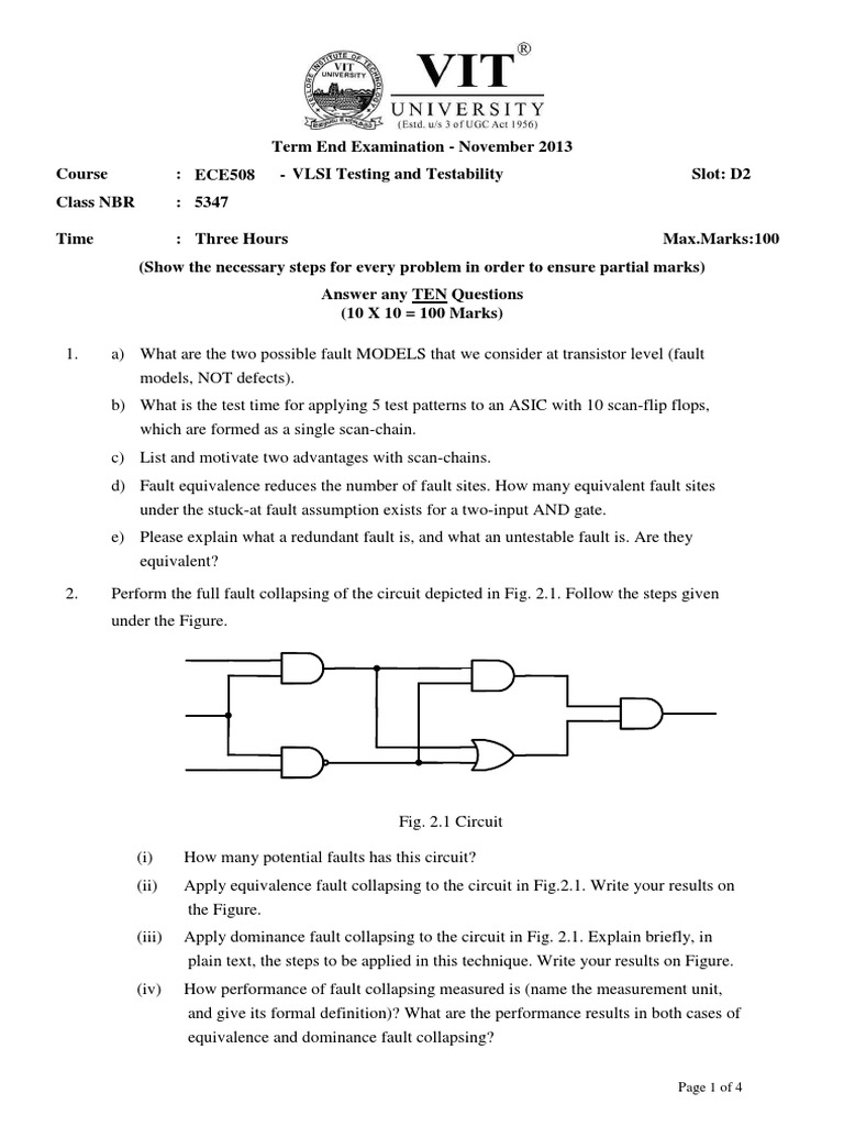Fat Papers Vlsi Vellore Vit | PDF | Electronic Circuits | Electronics