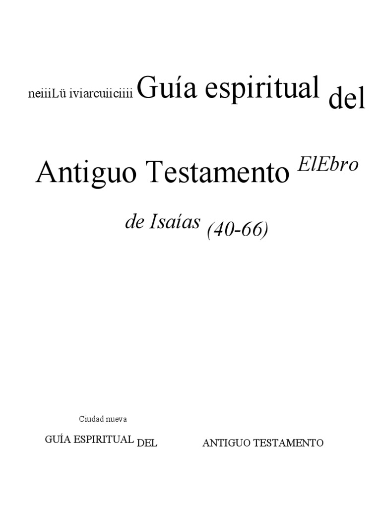 B.Marconcini - El Libro de Isaias 40-66 | PDF | Libro de Isaías | Jeremías