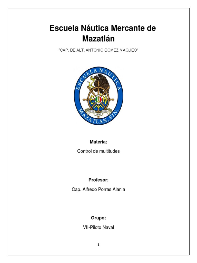 Control de Multitudes VII PN | PDF | Liderazgo | Estrés (biología)