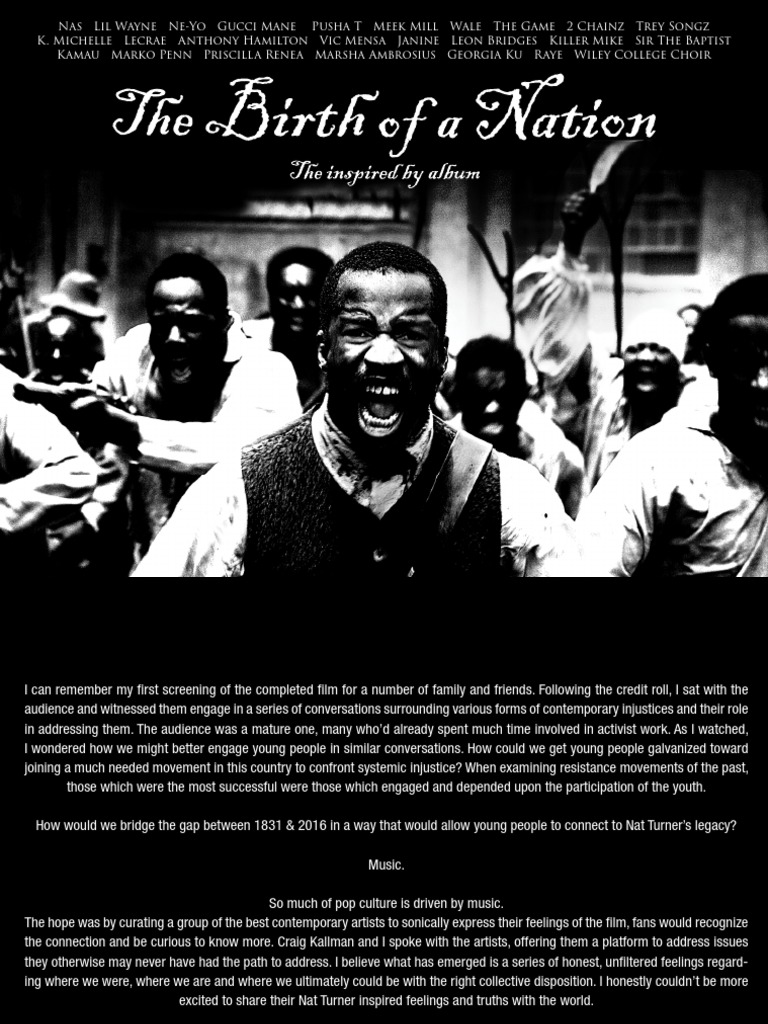 Digital Booklet - The Birth of A Nation - The Inspired by Album | PDF ...