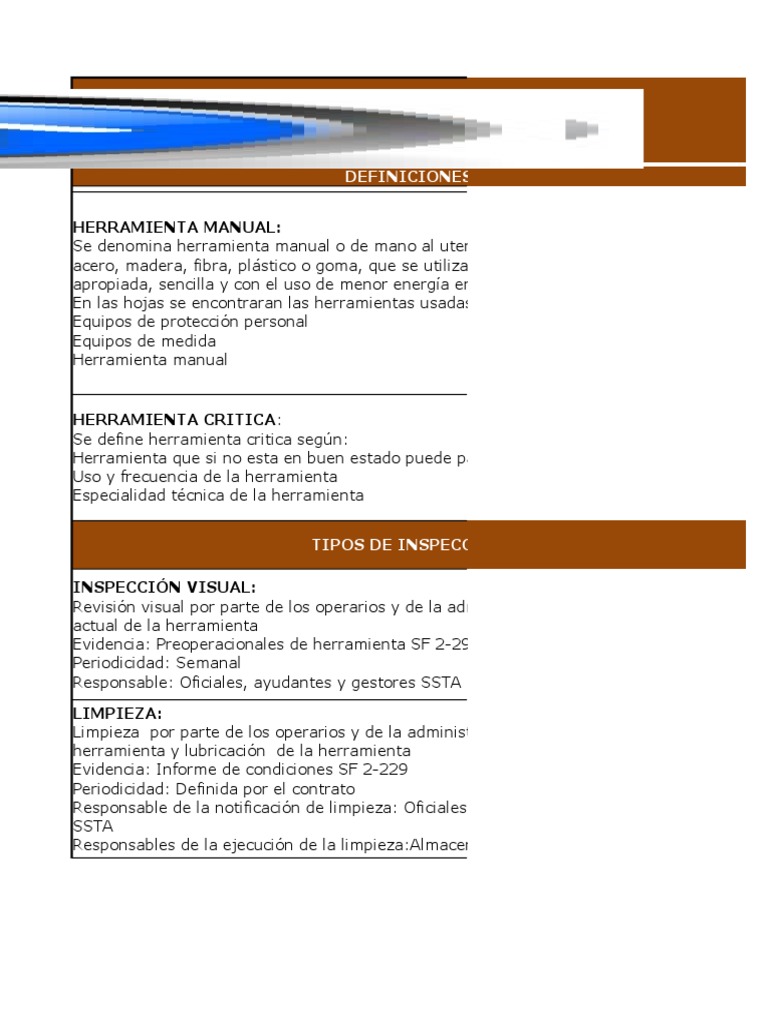 Matriz Gestión Mantenimiento Herramienta Critica | PDF | Herramientas | Bomba