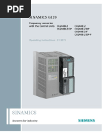 Siemens g120c Operator Manual | PDF | Electrical Connector | Power Inverter