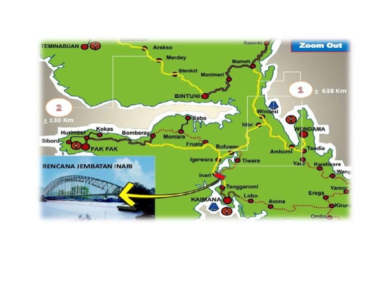 Gambar Peta Kabupaten Teluk Bintuni