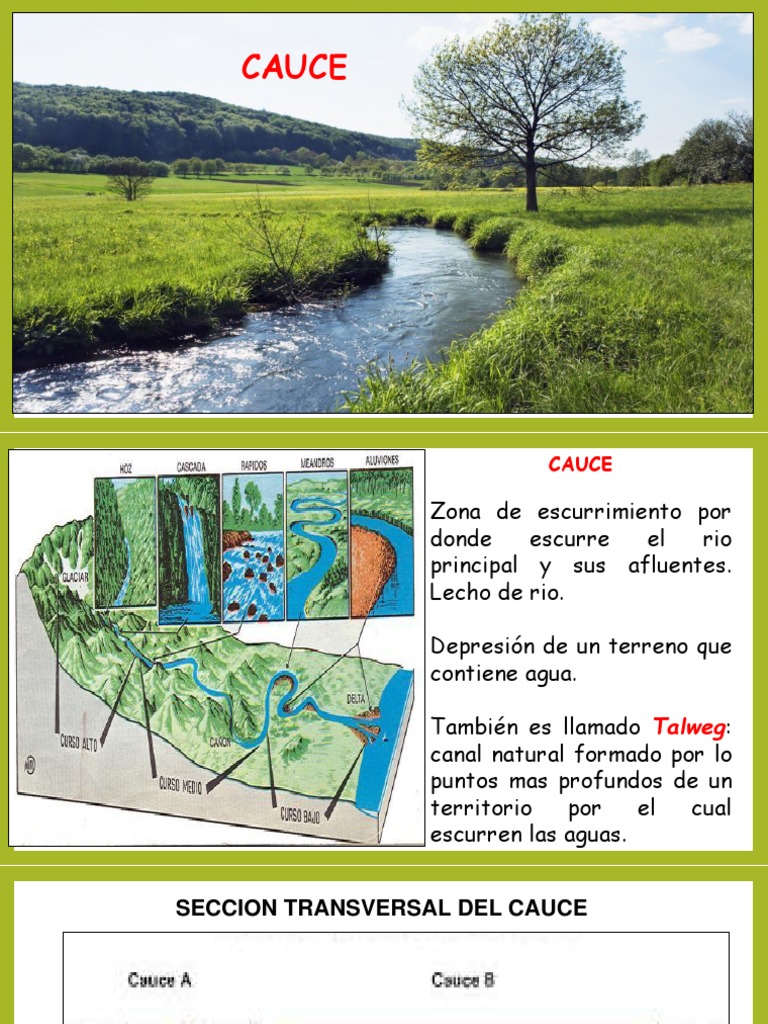 Cauce y Partes de Un Rio | PDF