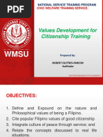 Values Orientation Workshop | PDF | Self | Emergence