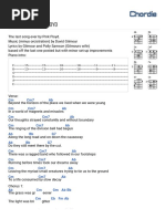 Evergreen - Richy Mitch & The Coal Miners - Guitar Chords and Tabs | PDF