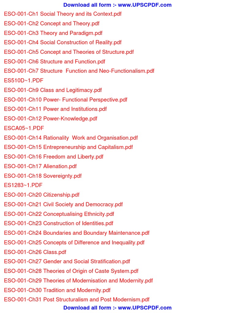 MSO-001 Sociological Theories and Concepts (WWW - upscPDF.c | PDF | Social Theory | Sociology