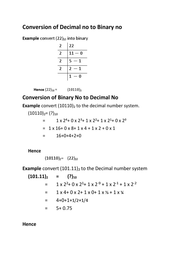 Conversions of Numbers | PDF | Number Theory | Notation