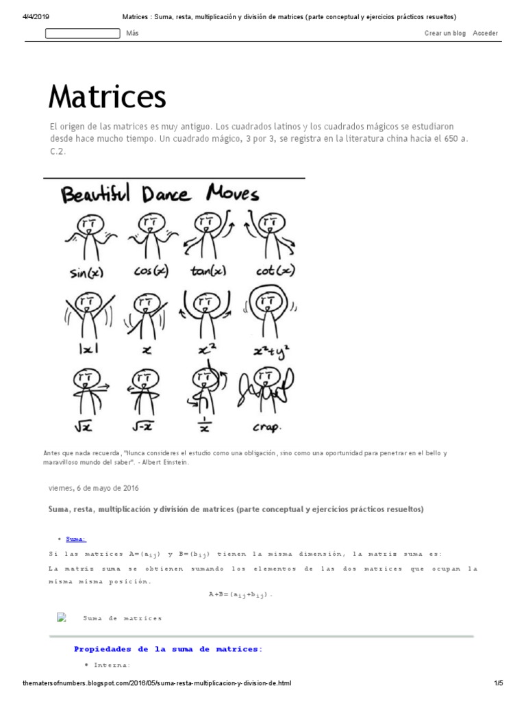 Hoja De Trabajo De Suma De Matrices