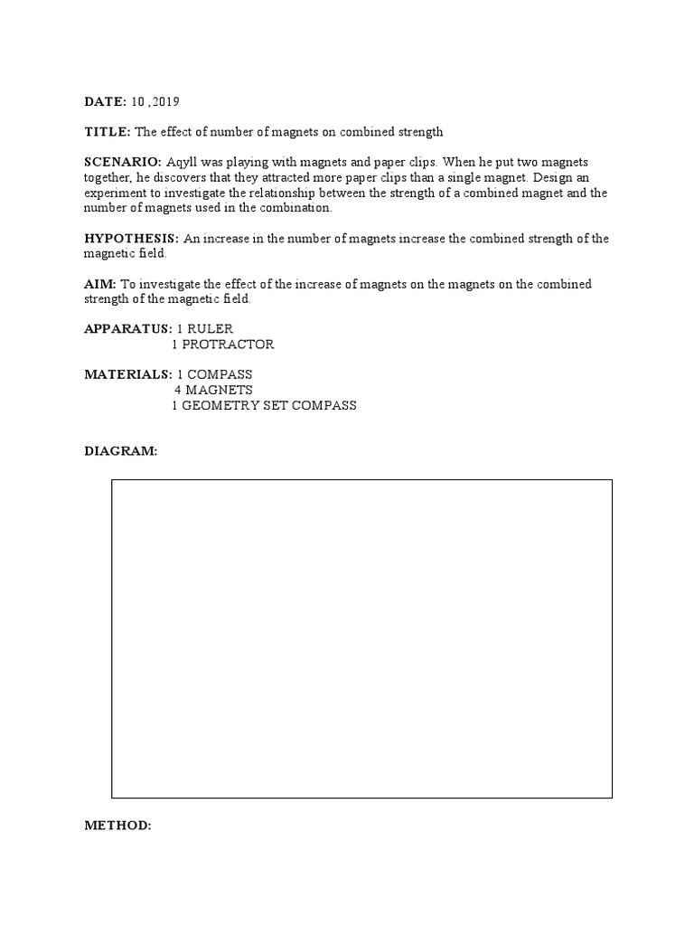 Physics Lab Plan and Design On Speed of Sound | PDF | Magnetism | Compass