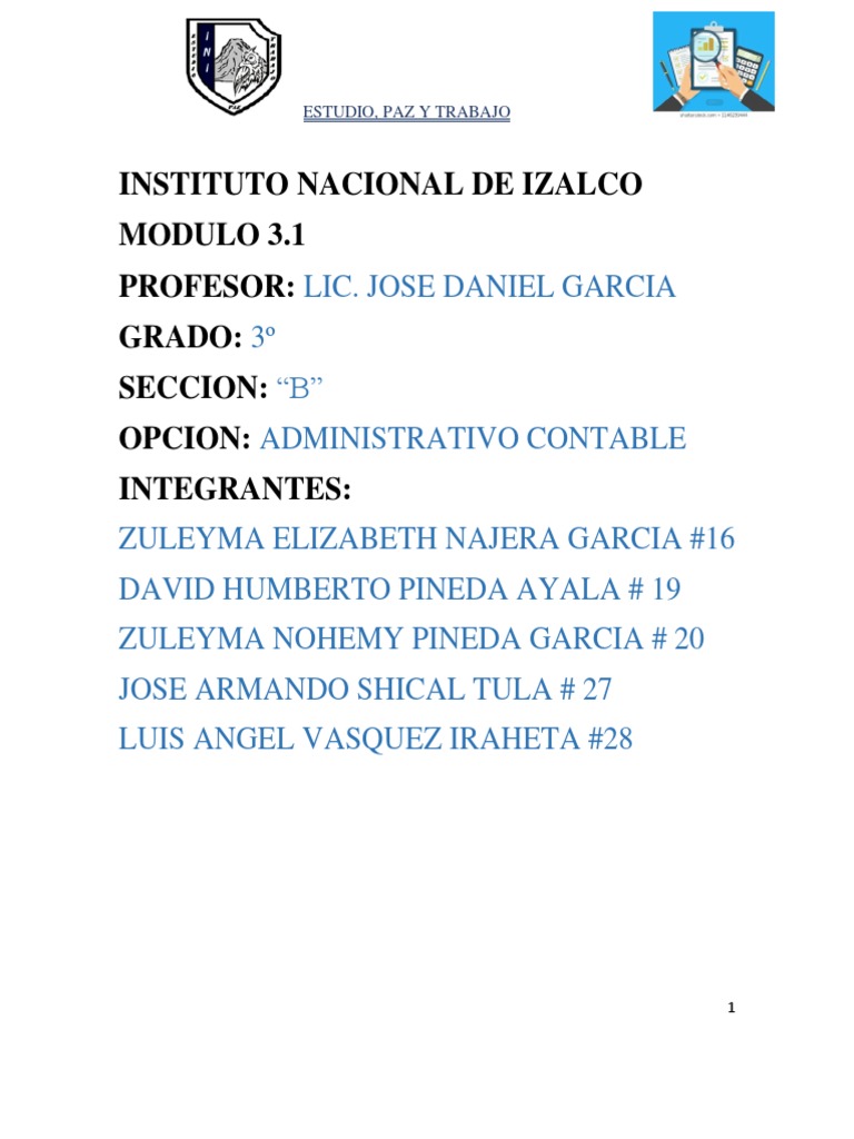 Trabajo 2 | PDF | Cooperativa | Contabilidad