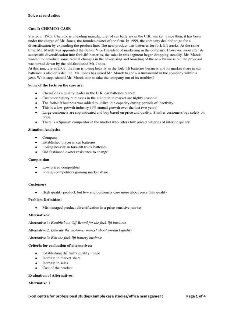 Solved Case Studies | PDF | Japan | Brand