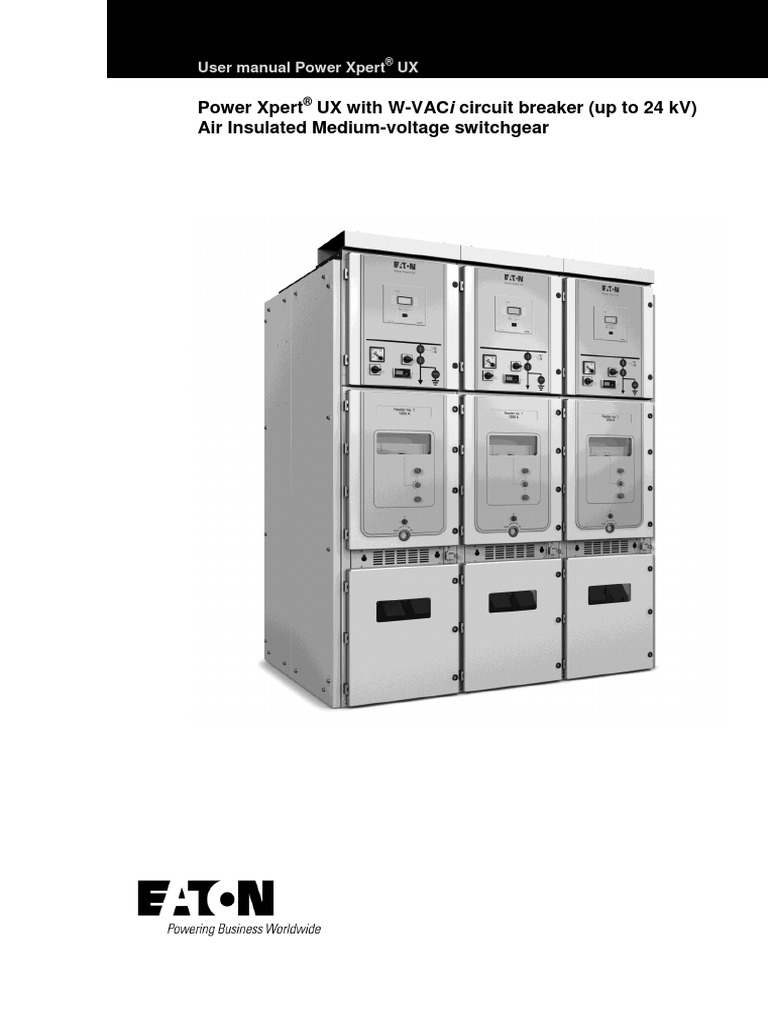 UX User Manual - 6063308 G01 01 - English | PDF | Switch | Fuse ...