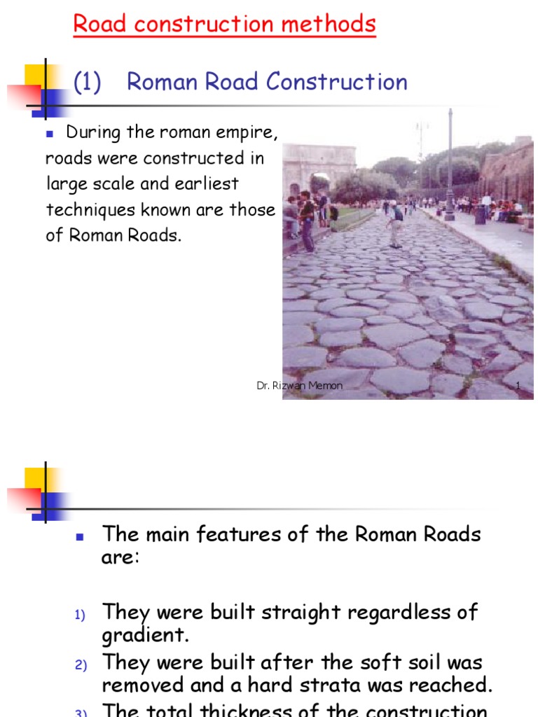 13a. Road Construction Methods | PDF | Road Surface | Road