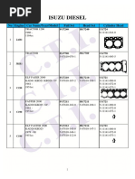 Isuzu Engine Specifications Overview | PDF | Diesel Engine | Horsepower
