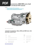 Allison Transmission SPN/FMI Codes | PDF | Gear | Clutch