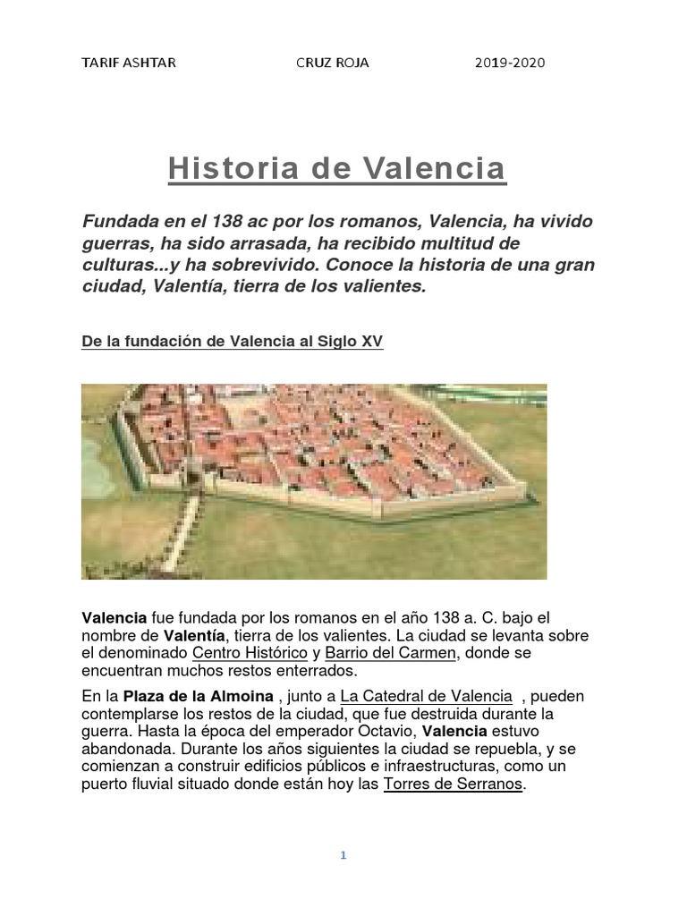 Historia de Valencia | PDF | Agitación