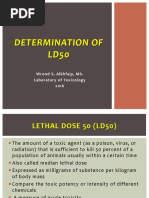 Calculating LD 50 LC 50 PROBIT ANALYSIS IN EXCEL | PDF | Statistical ...