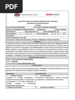 Plan de Estudios - Contaduría Pública | PDF | Contador | Contabilidad