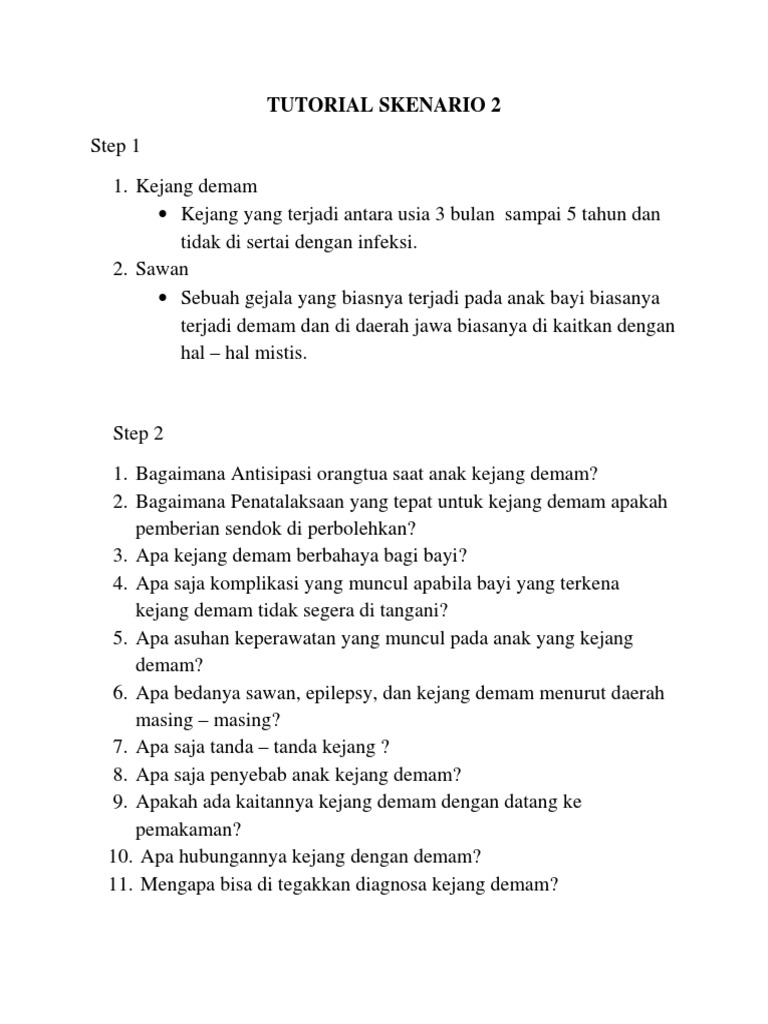 Tutorial Skenario 2 | PDF