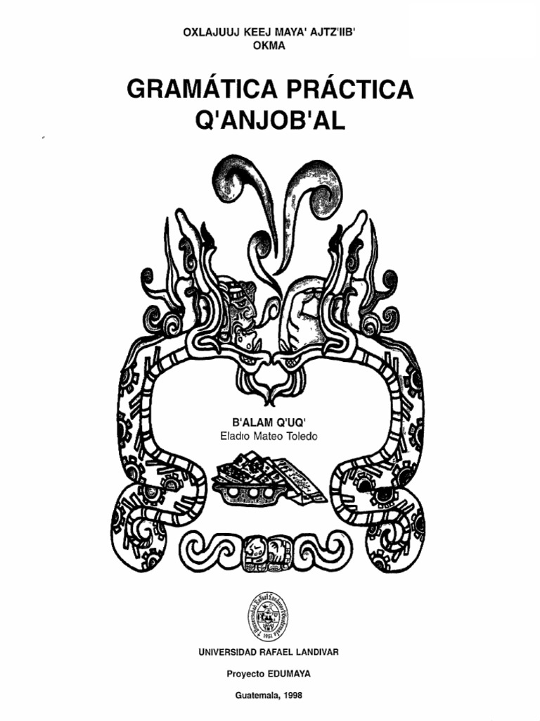 Q'anjob'al PDF | PDF | Numero Gramatical | Verbo