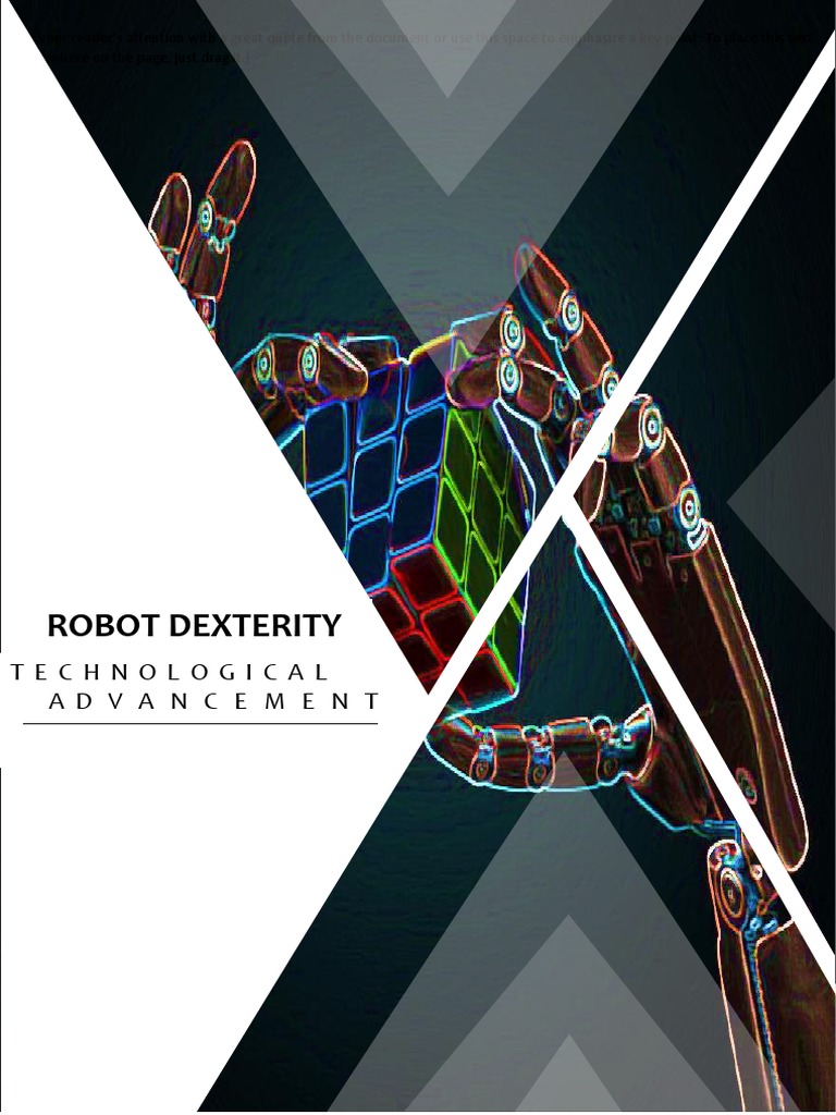 Robot Dexterity | PDF | Robot | Robotics