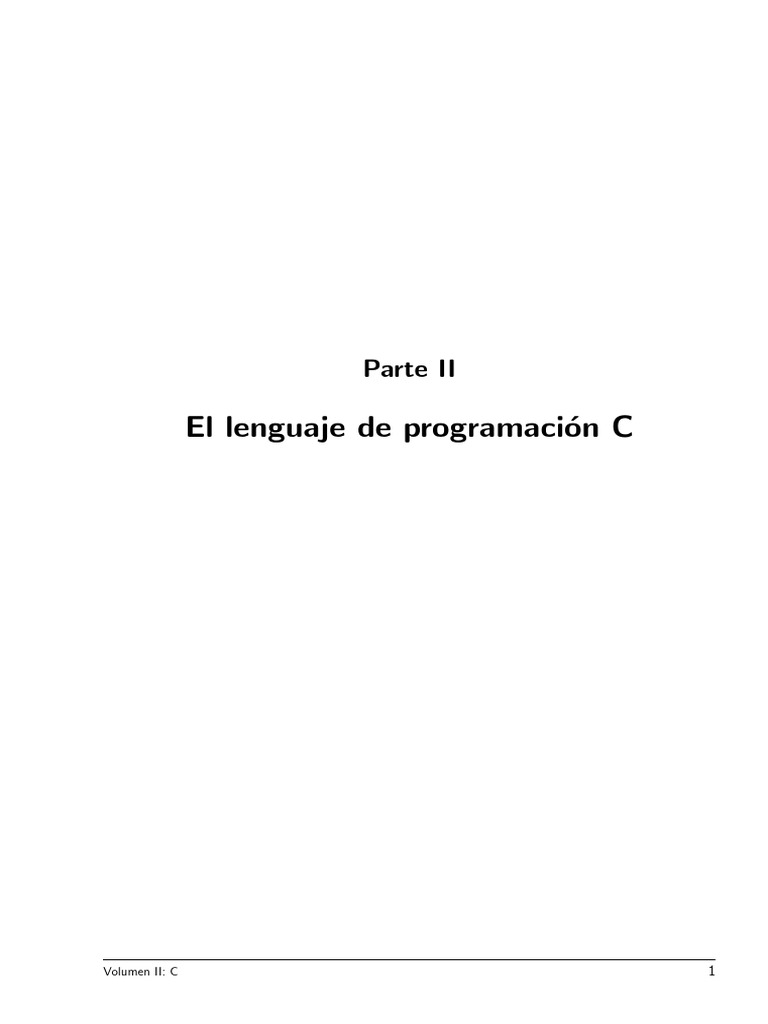 El Lenguaje de Programación C | PDF | Compilador | Programa de computadora