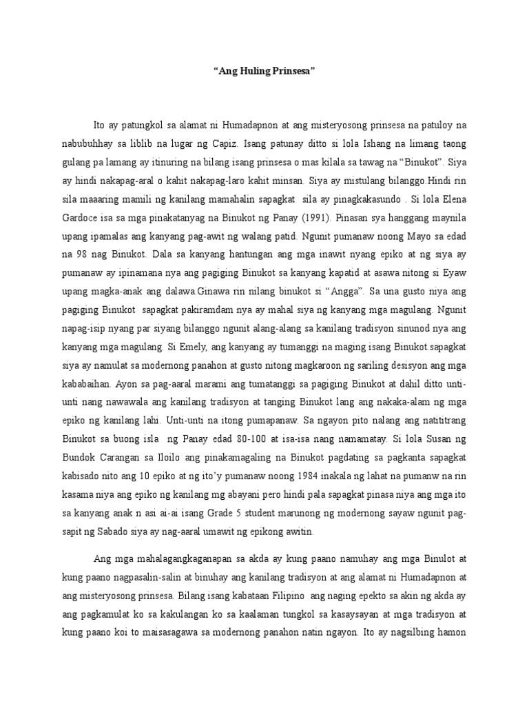 Ang Huling Prinsesa 22 | PDF
