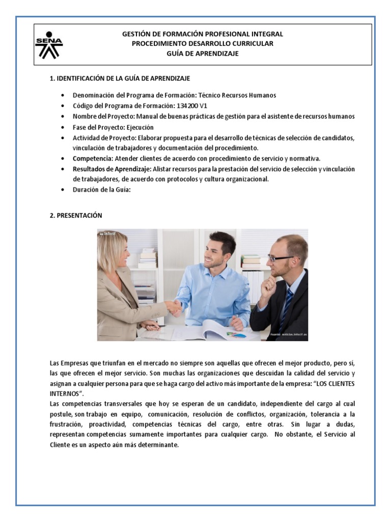 Guia Rap 01 | PDF | Gestión de recursos humanos | Etiqueta