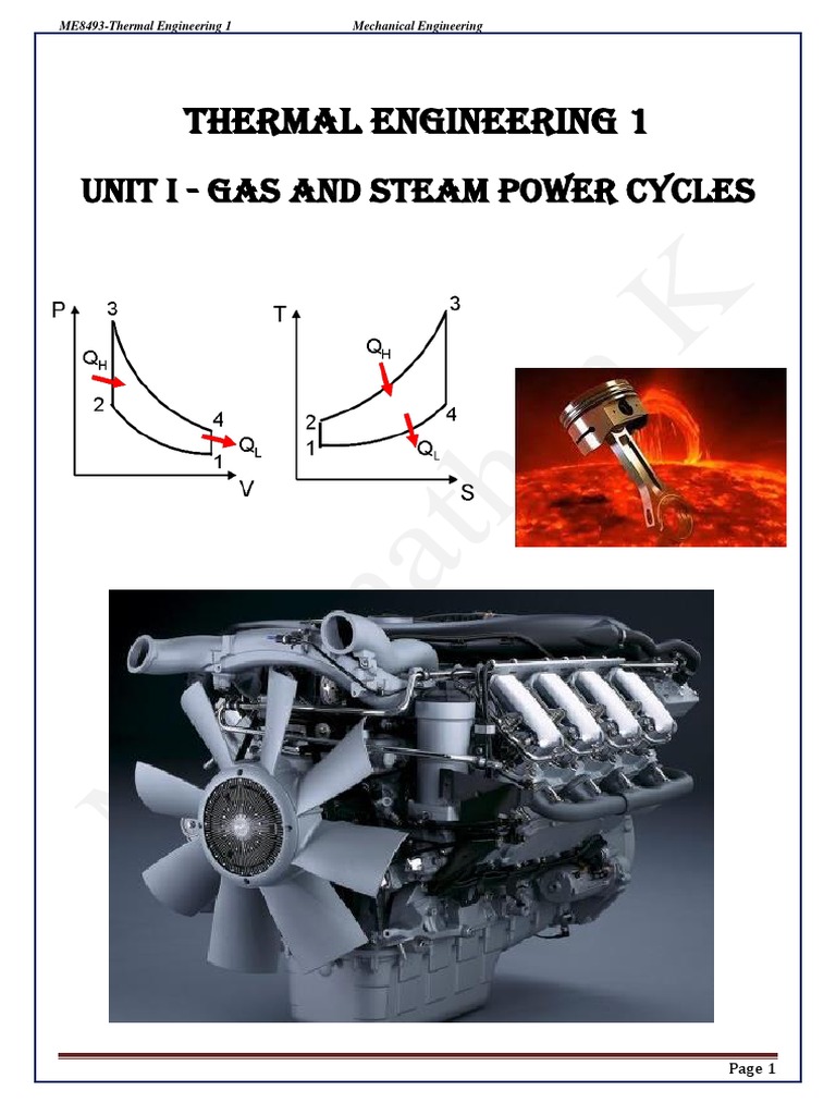 TE 1 Notes PDF | PDF | Steam Engine | Diesel Engine