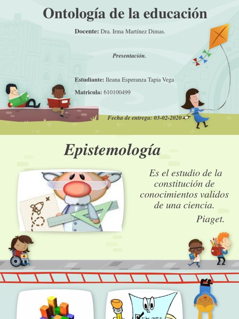 Ontologia de La Educación | PDF | Materialismo | Conocimiento