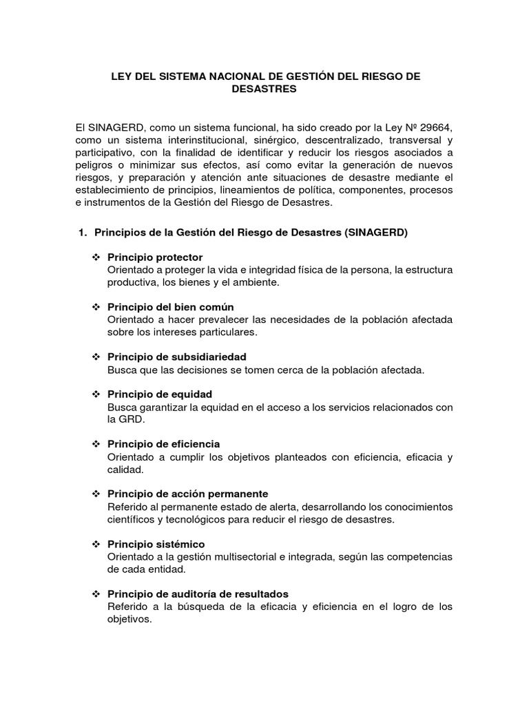 SINAGERD | Descargar gratis PDF | Desarrollo personal | Gobierno