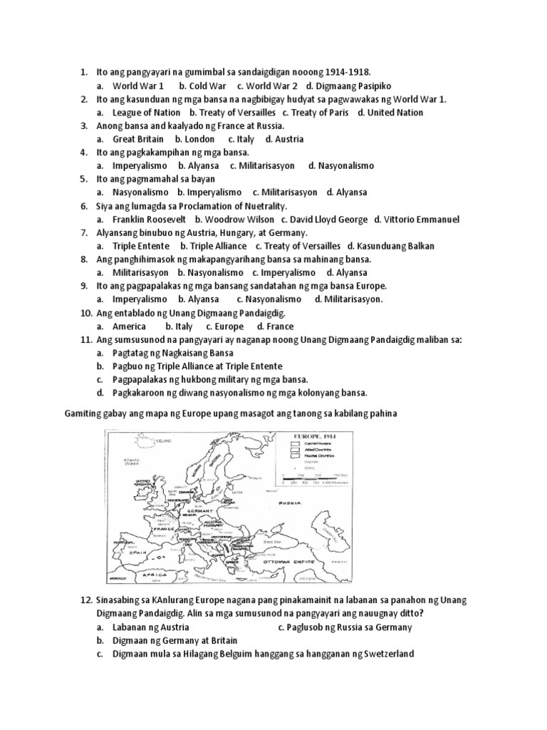 AP 8 4th Quarter | PDF