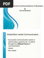3Vs of Communication - Verbal, Vocal, Visual | PDF