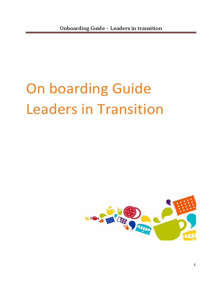 Onboarding - Guide - Leaders in Transition - NEW | PDF | Leadership ...