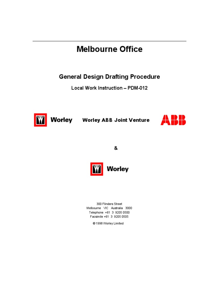 General Design Drafting Procedure (005-000-PDM-012) PDF | PDF ...